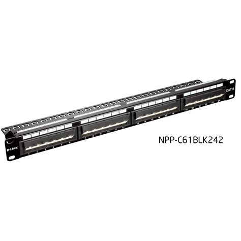 D Link Cat6 UTP Angular Fully Loaded Patch Panel Cyber Legend Technologies