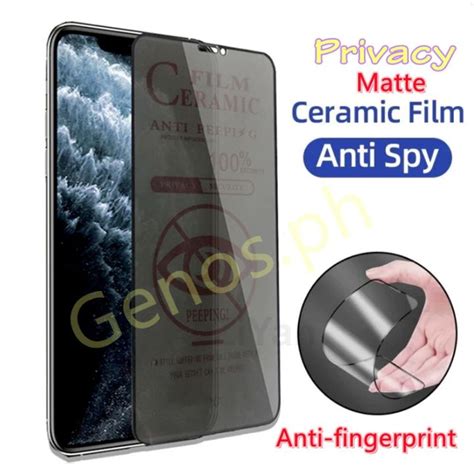 Xiaomi Poco M Privacy Ceramic Matte Film Tempered Glass Lazada Ph