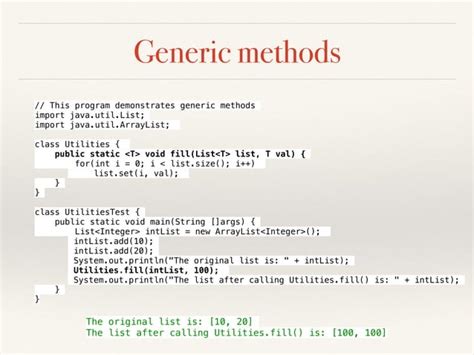 java generics by example ppt