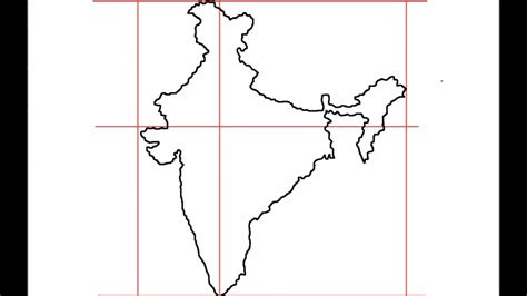 How To Draw Political Map Of India Youtube