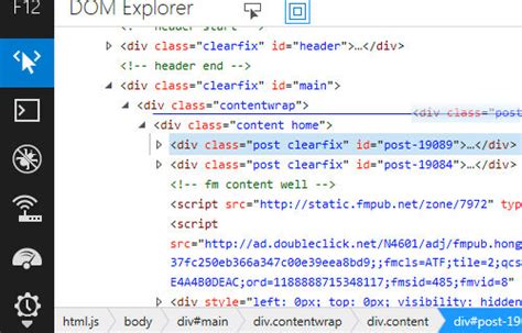 A Look Into Internet Explorer 11 Devtools Hongkiat