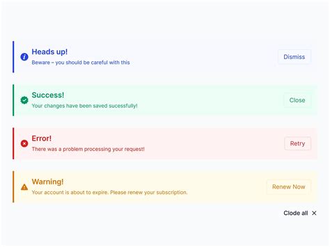 Toast Notification Designs Themes Templates And Downloadable Graphic Elements On Dribbble