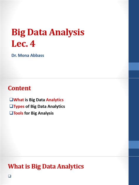 Big Data Lec4 Pdf No Sql Apache Hadoop