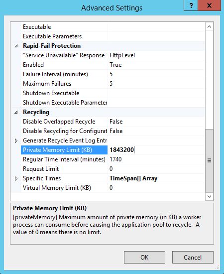 Increase Iis Private Memory Limit To Improve Wsus Availability 404 Tech Support