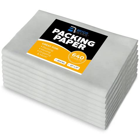 Packing Paper Sheets For Moving 20lb 640 Sheets Of Newsprint Paper