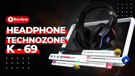 Techno Zone K 69 Gaming Headphone YouTube