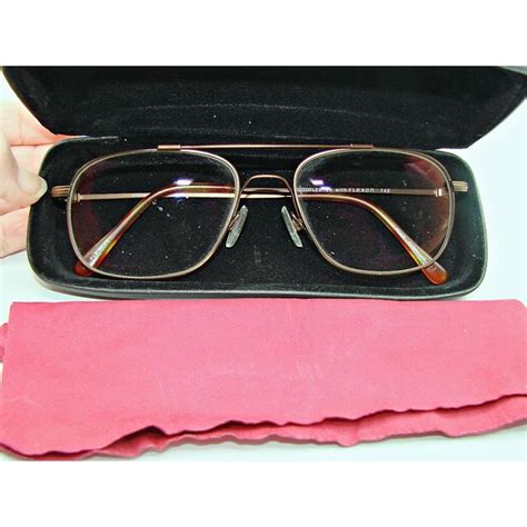 Vintage Flexon Marchon Eyeglass Sunglass Frames Antique Brown Autofl Grailed