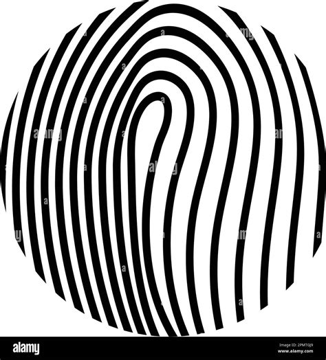 Fingerprint Probe Logo Vector Illustration Design Stock Vector Image And Art Alamy