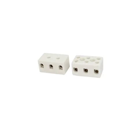 3 Way Pin Ceramic Porcelain Connector Terminal Block 15a Siddiqui Trading Fzco