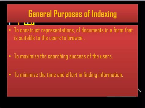 Indexing Report PPT