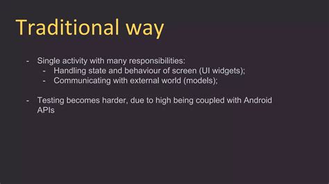 Mvvm With Databinding On Android Ppt