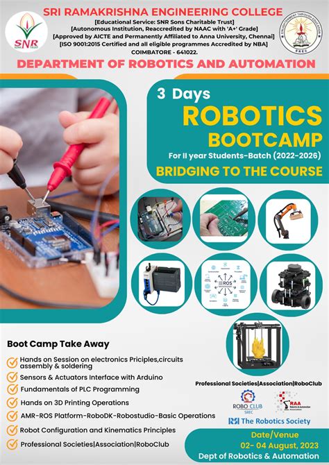 Department Of Robotics And Automation Srec Coimbatore