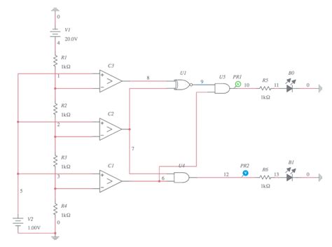 Analog To Digital Converter ADC Multisim Live