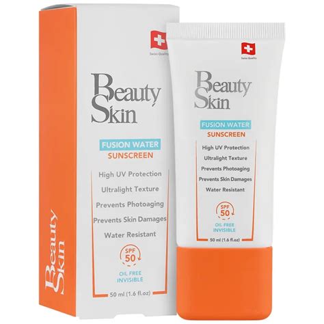 قیمت و خرید کرم ضد آفتاب بدون رنگ بی اس بیوتی اسکین Spf 50 مدل Fw