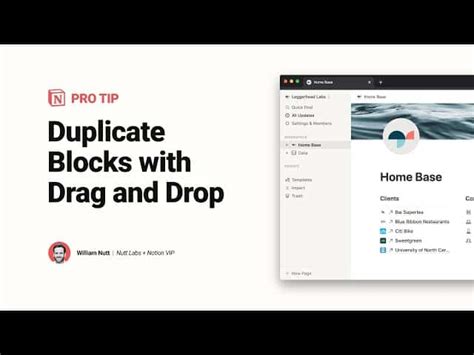 Notion Pro Tip Duplicate Blocks With Drag And Drop ~ Notion Vip