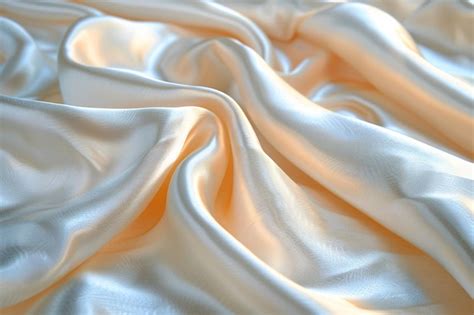 Premium Photo Luxury Silk Fabric Closeup With Light Reflections