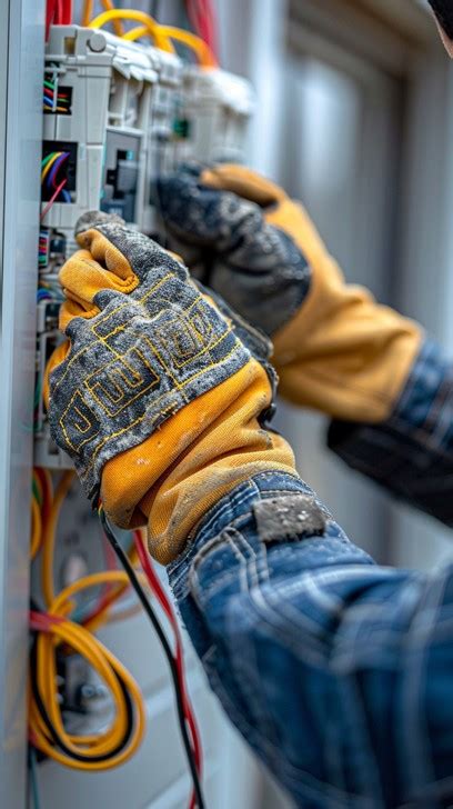 Free Electrical Panel Work Image Electrical Technician Gloves Download At Stockcake