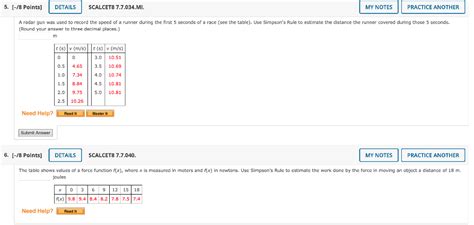 Solved 18 Points SCALCET8 7 7 040 Joules Chegg Com
