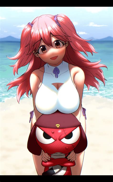 Hinata Natsumi And Giroro Keroro Gunsou Drawn By Sasar1211 Danbooru