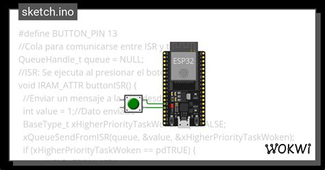 Interrupcionexterna Wokwi Esp32 Stm32 Arduino Simulator