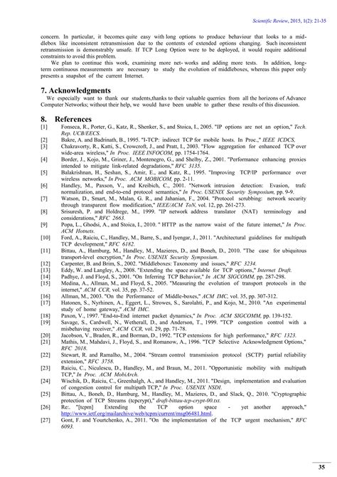 Extending Tcp The Major Protocol Of Transport Layer Pdf