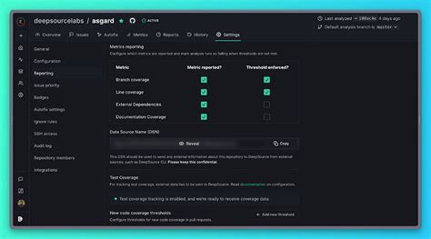 enforce metric thresholds on pull requests new in deepsource deepsource discuss