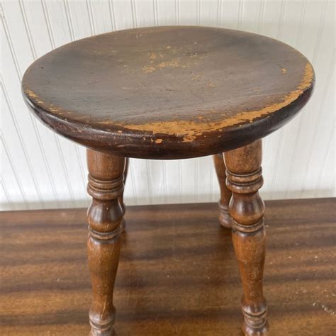 Rustic Stool Etsy