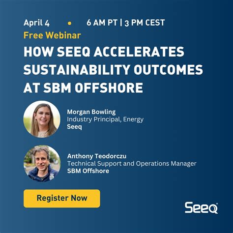 Seeq Corporation On Linkedin How Seeq Accelerates Sustainability Outcomes At Sbm Offshore