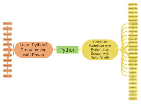 Python Coggle Diagram