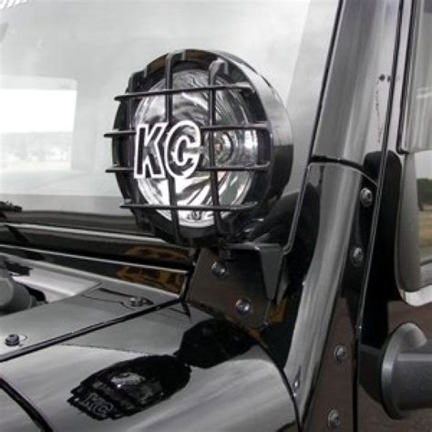 Kc Hilites 07 18 Jeep Jk A Pillar Windshield Light Mount Bracket Set