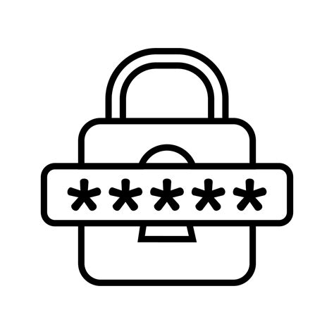 Security Vector Icon Password Illustration Symbol Access Sign Or Logo