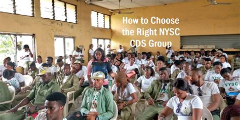 How To Choose The Right Nysc Cds Group