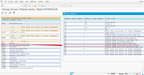 11 mm配置 主数据 定义物料类型的编码范围 mmnr define number ranges for each material