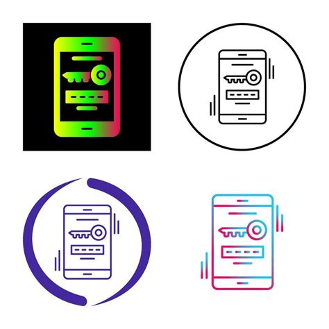 One Time Password Vector Icon 34674632 Vector Art At Vecteezy