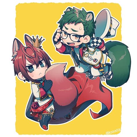 Riddle Rosehearts And Trey Clover Twisted Wonderland Drawn By Kiri