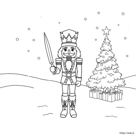 Lembar Mewarnai Nutcracker