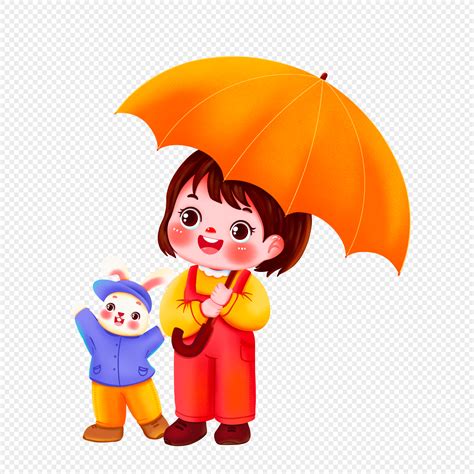 우산을 쓴 소녀 이미지 사진 및 Png 일러스트 무료 다운로드 Lovepik