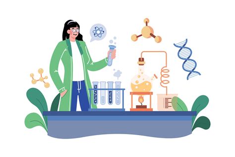Lab Assistant Illustration Concept On White Background 20734198 Vector Art At Vecteezy