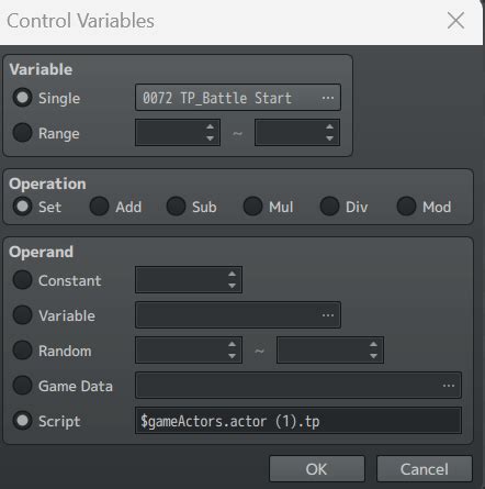 TP Variable Calculation RPG Maker Forums