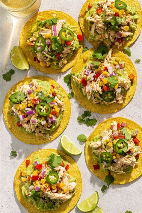 Crispy And Creamy Chicken Salad Tostadas The Ultimate Mexican Chicken