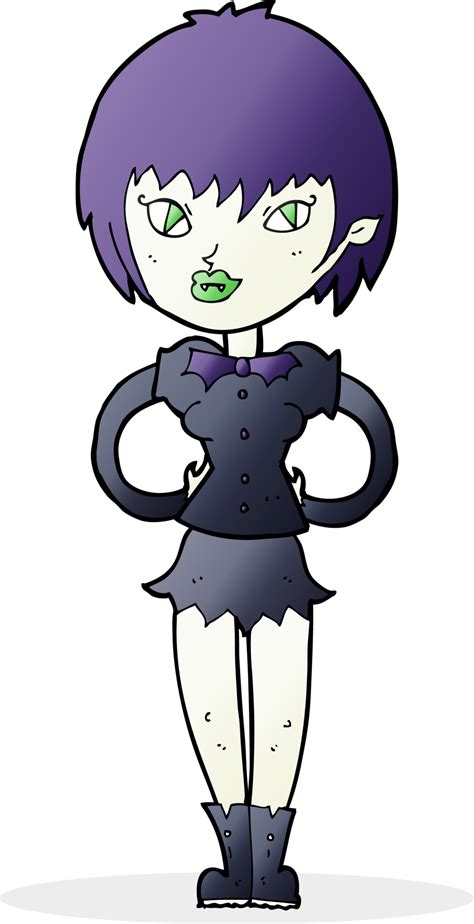 Cartoon Pretty Vampire Girl 39869000 Png