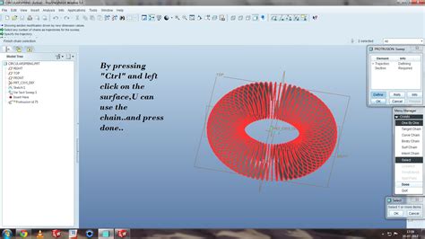 How To Create Circular Spring In Proengineer Grabcad Tutorials
