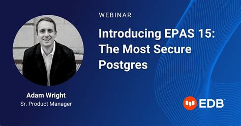 Eric Kaplan On Linkedin Postgresql Opensource Tech Epas15