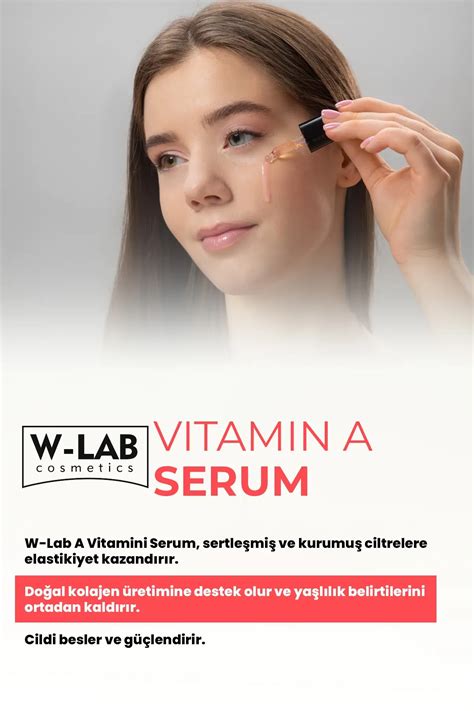 W Lab Kozmetik Vitamin A Serum 30 Ml