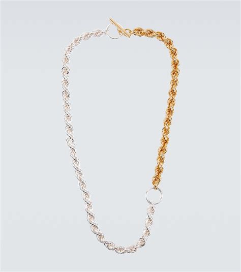 Chain Necklace In Silver Jil Sander Mytheresa