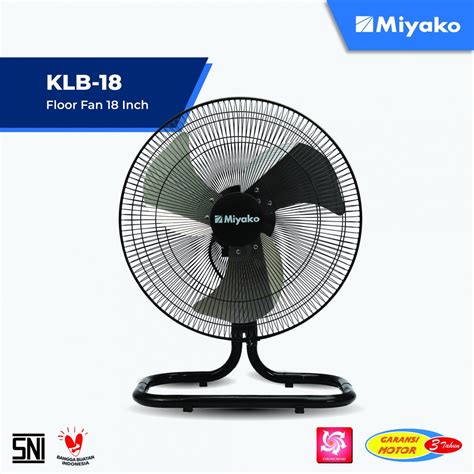 Jual Kipas Angin Miyako Industrial Fan Industri Klb 18 Klb18 Klb 18