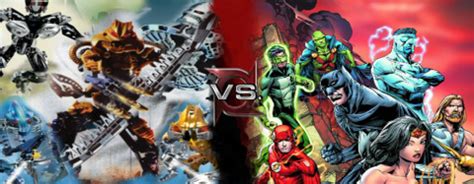 Justice League Of America New 52 Vs Federation Of Fear Bionicle