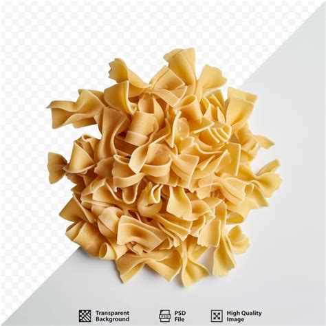Premium Psd Pasta On A White Surface