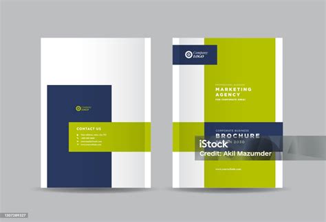 Desain Sampul Brosur Bisnis Atau Laporan Tahunan Dan Sampul Profil