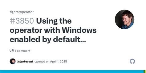 Using The Operator With Windows Enabled By Default Results In Controller Crashes And Restarts